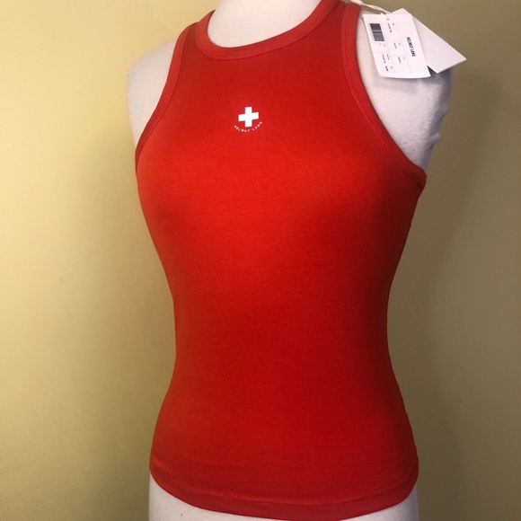 Helmut Lang | Tops | Helmut Lang Lifeguard Red Tank Top | Poshmark